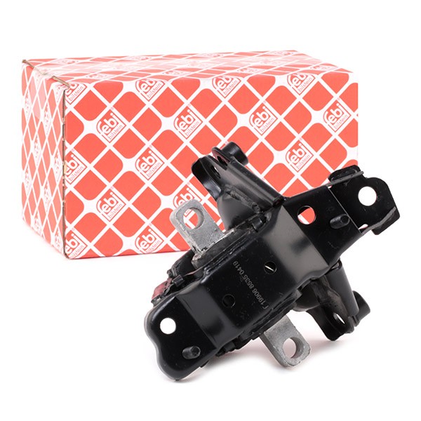 FEBI BILSTEIN Engine mount 19906 Steel Elastomer, Left - Reduced prices