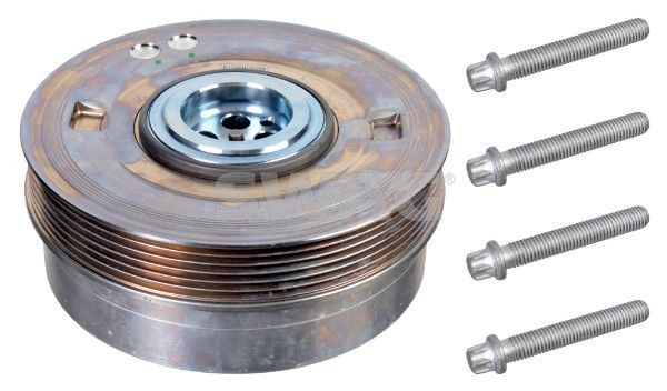SWAG Crankshaft pulley 33 10 1609 for crankshaft, with bolts/screws ...